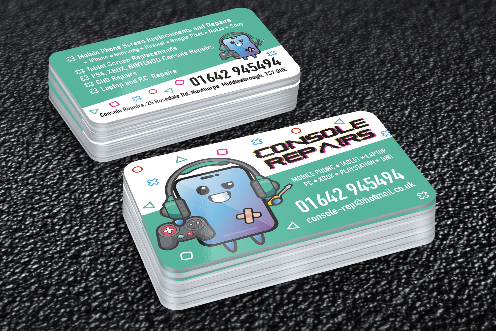 Console Repairs - Art Kitten Graphic Design