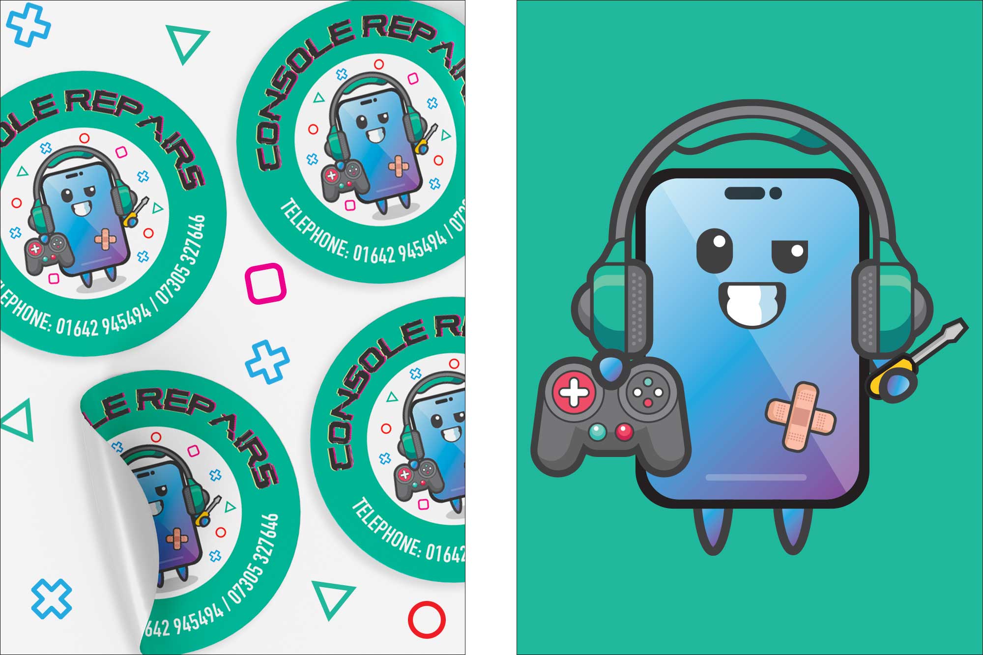 Console Repairs - Art Kitten Graphic Design